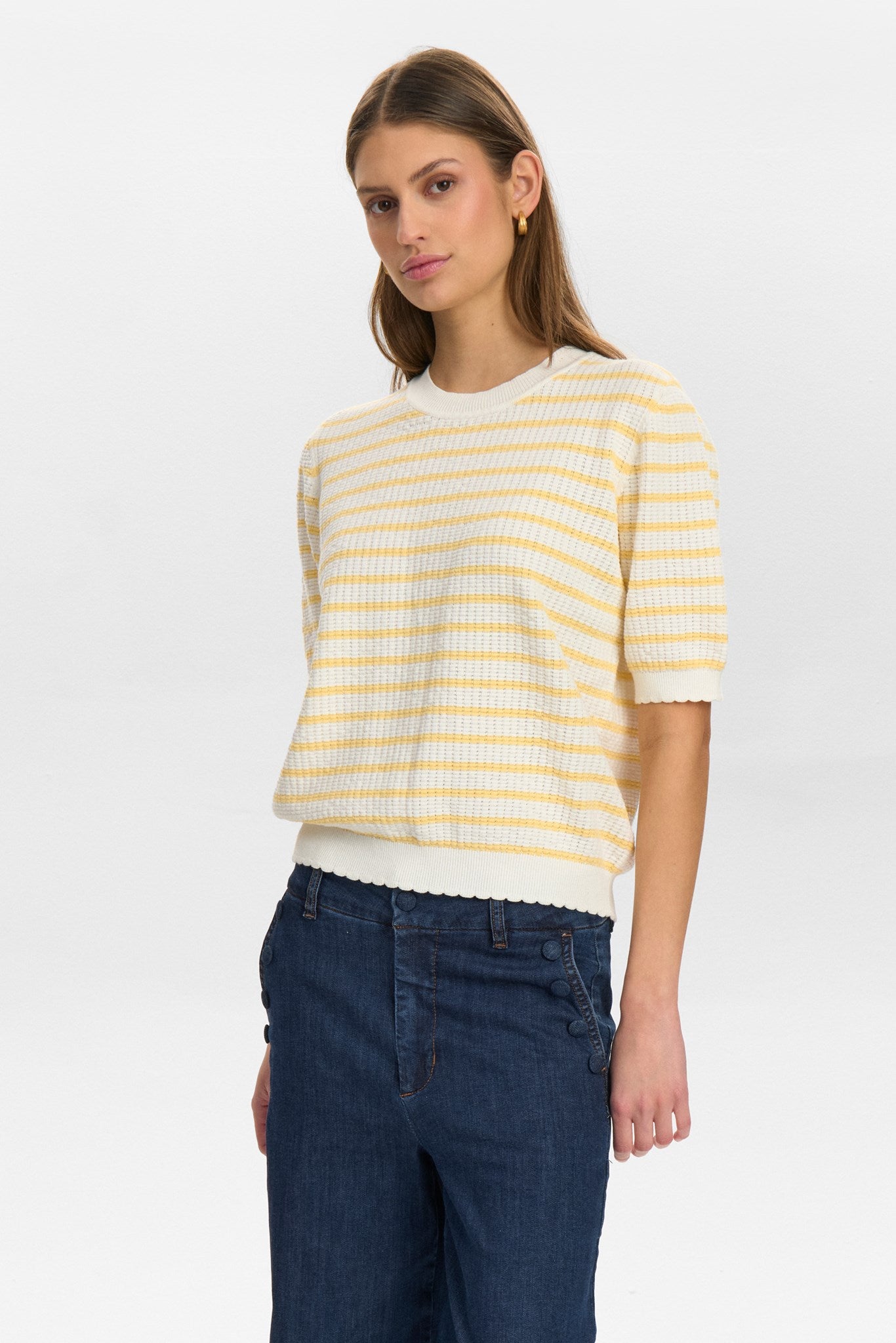 NUNICOLE PULLOVER - GOTS - Golden Haze
