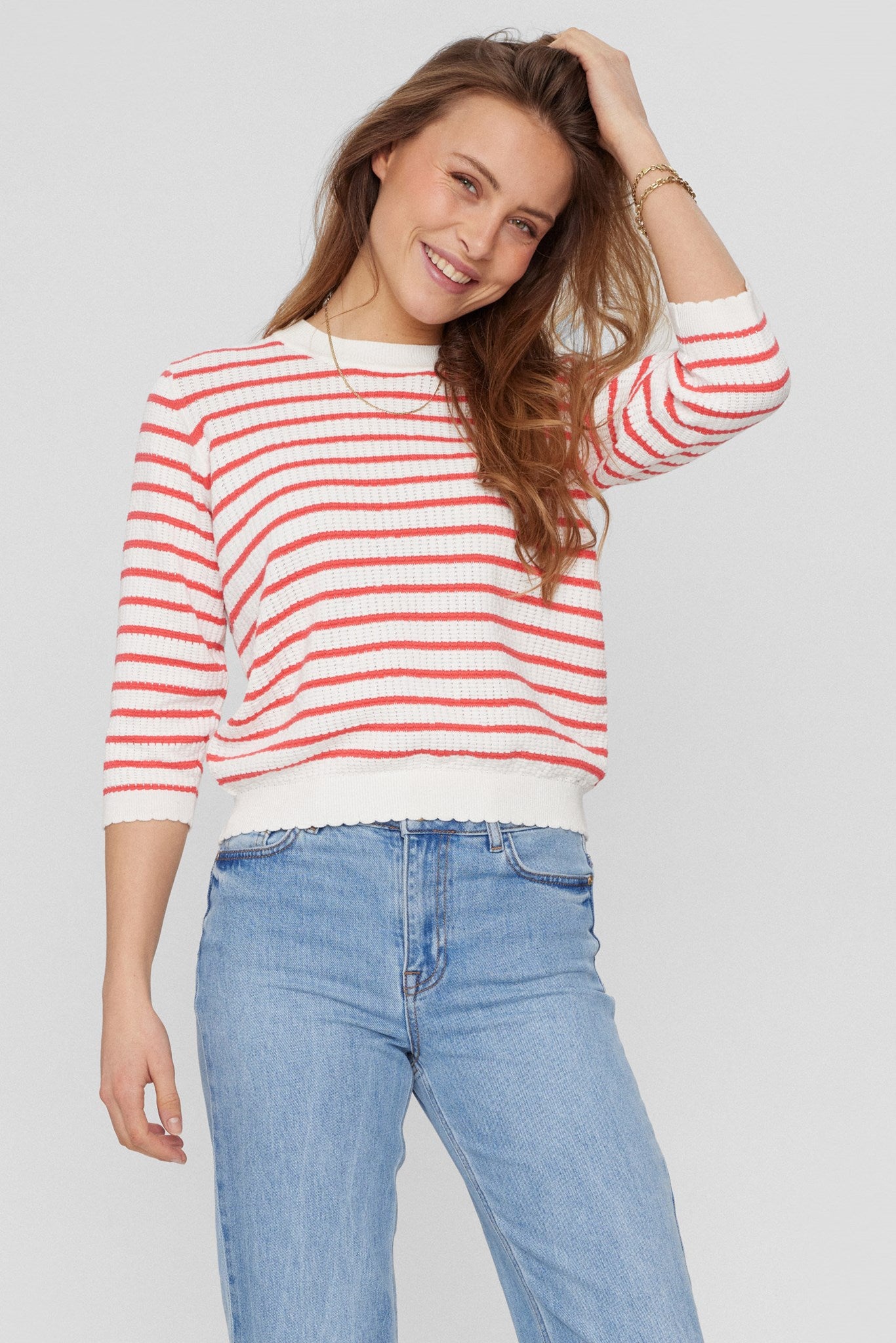 NUNICOLE NEW PULLOVER - GOTS - Cayenne