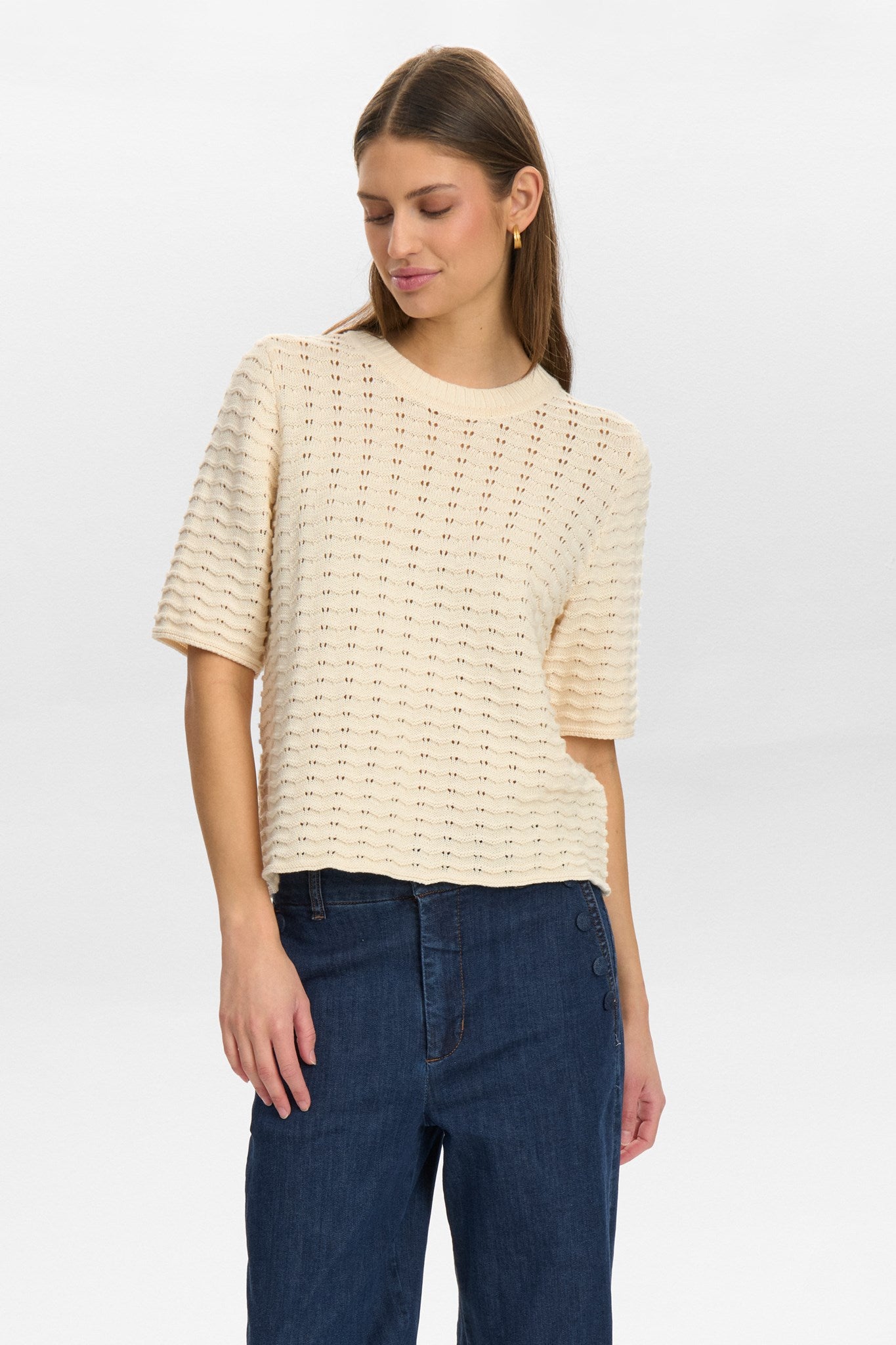 NUMULANA SS PULLOVER - GOTS - Pristine