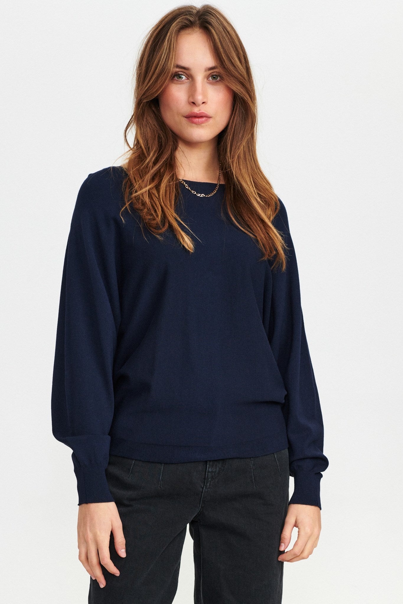 NUDAYA PULLOVER - NOOS - Della Robbia Blue