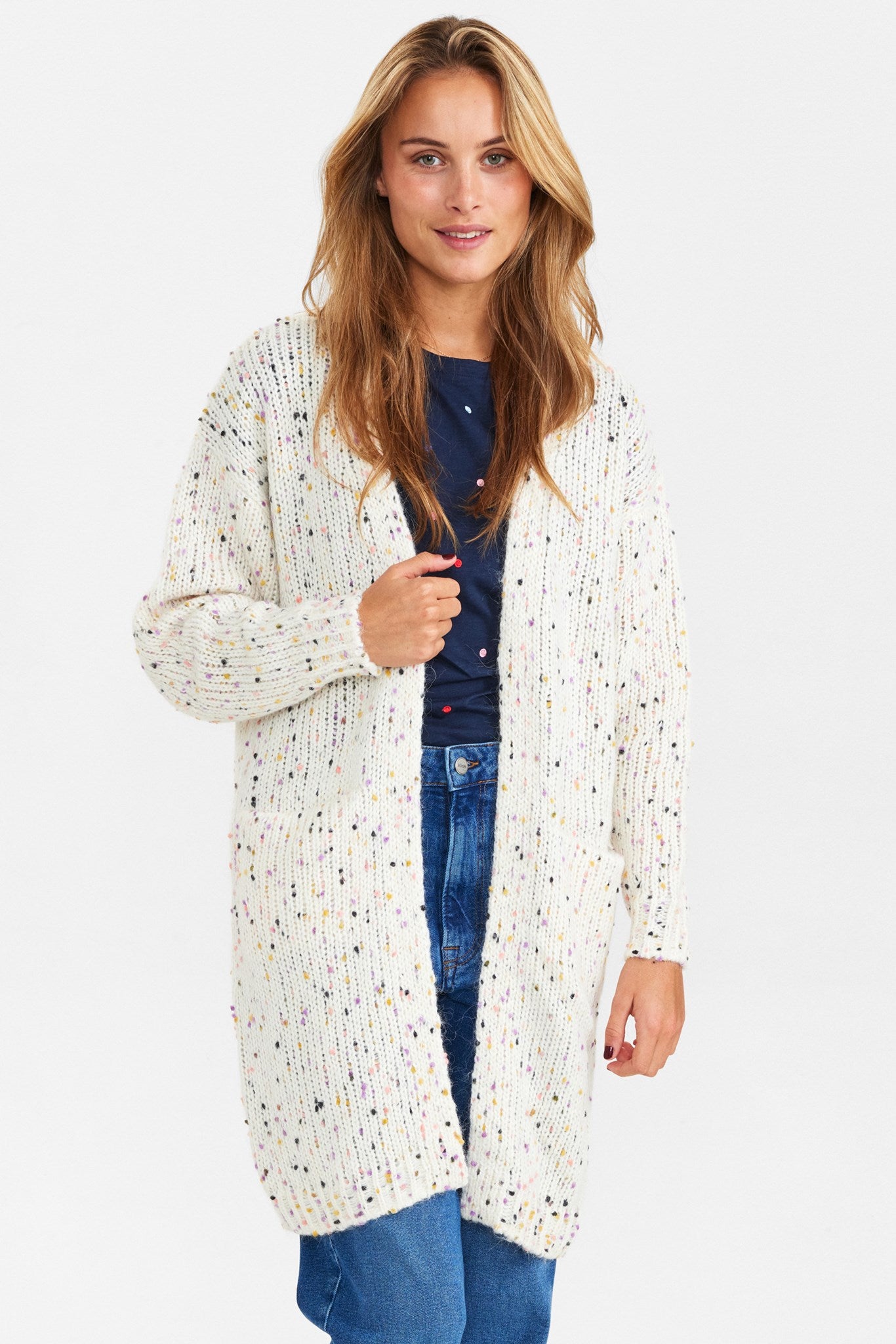 NUAURORA CARDIGAN - Cloud Dancer