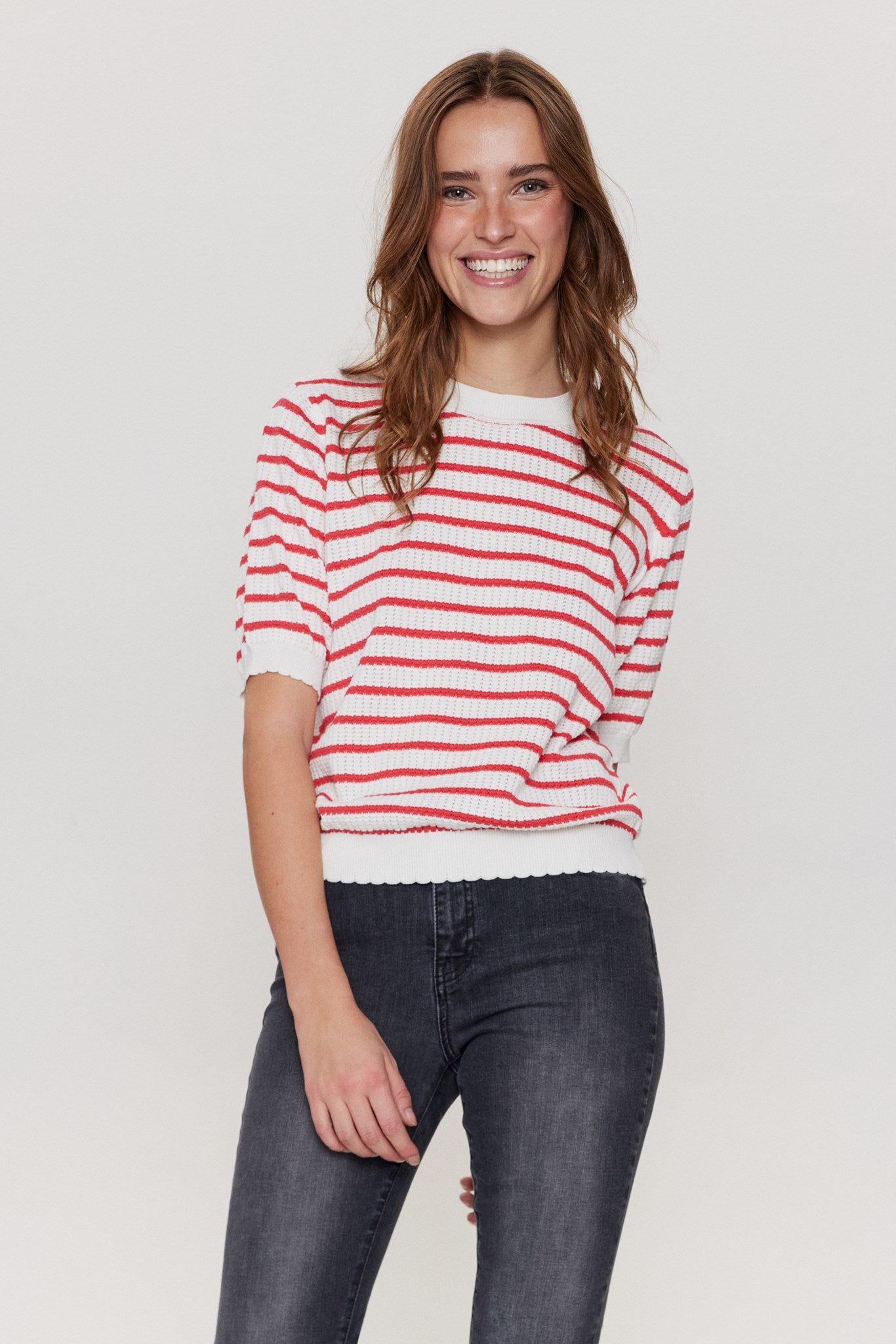 NUNICOLE PULLOVER - GOTS - Teaberry