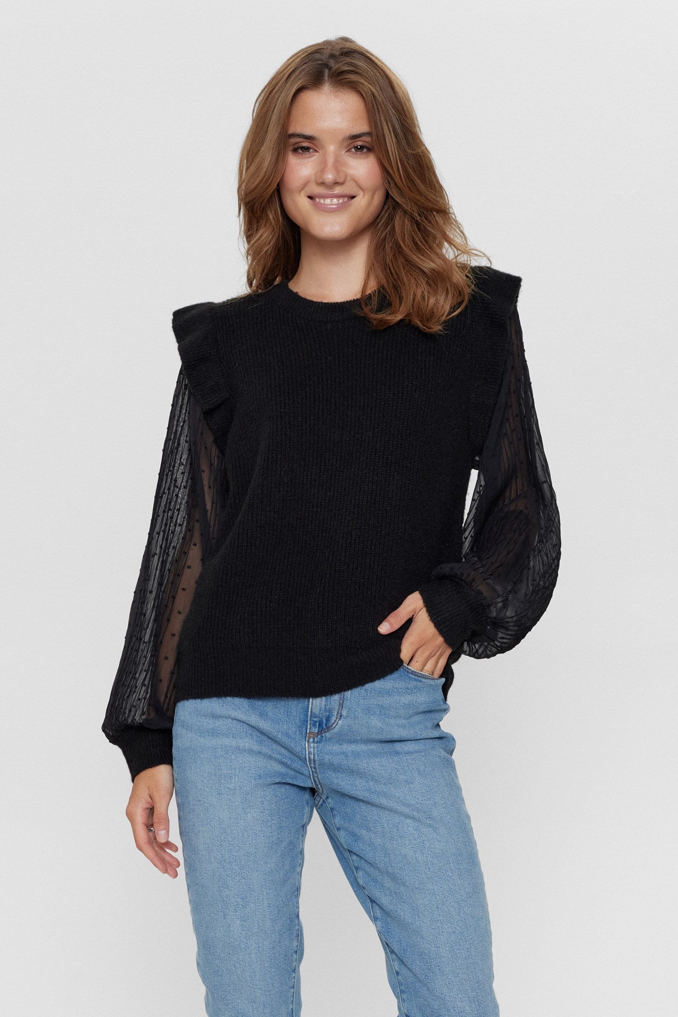 NUMILA PULLOVER - Caviar