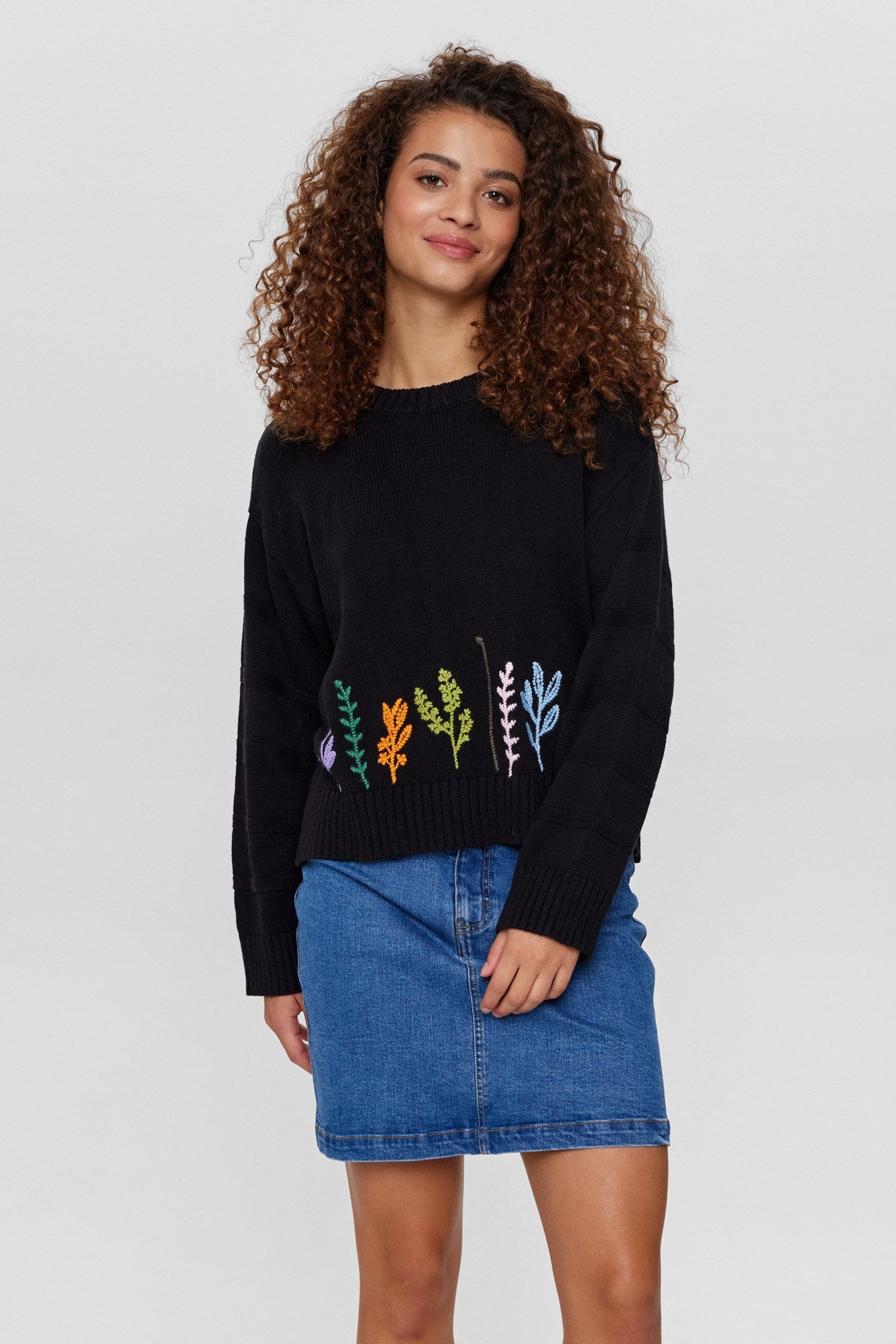 NUANINE PULLOVER - Caviar