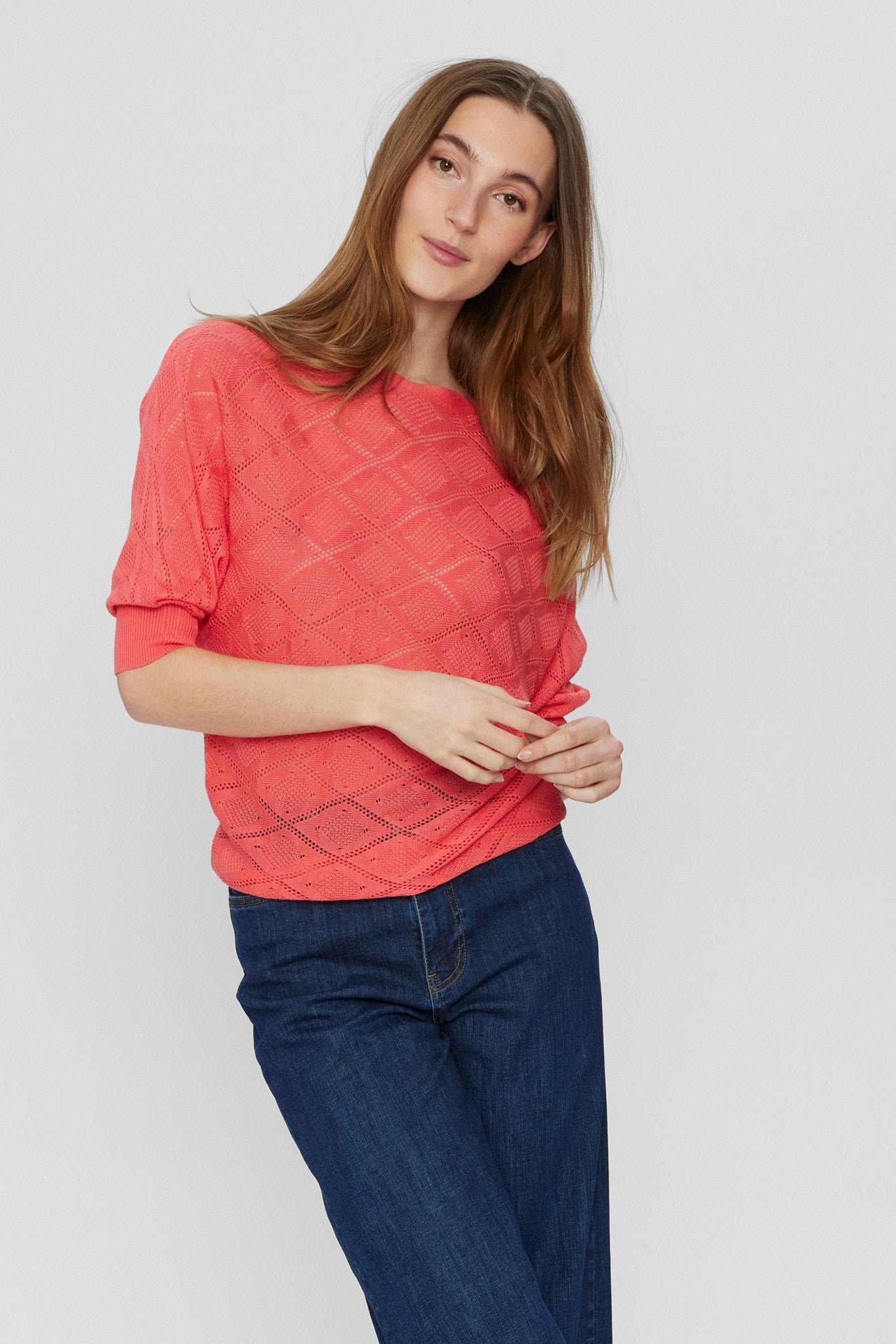 NUSUDAYA PULLOVER - Calypso Coral