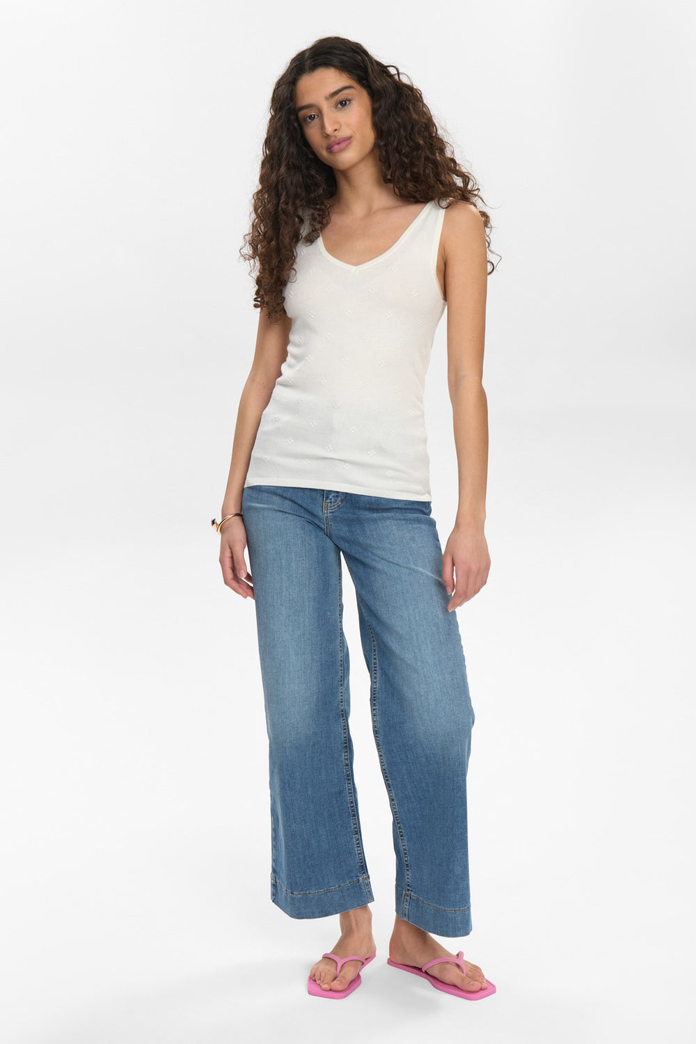 NUASHTON TOP - Cloud Dancer