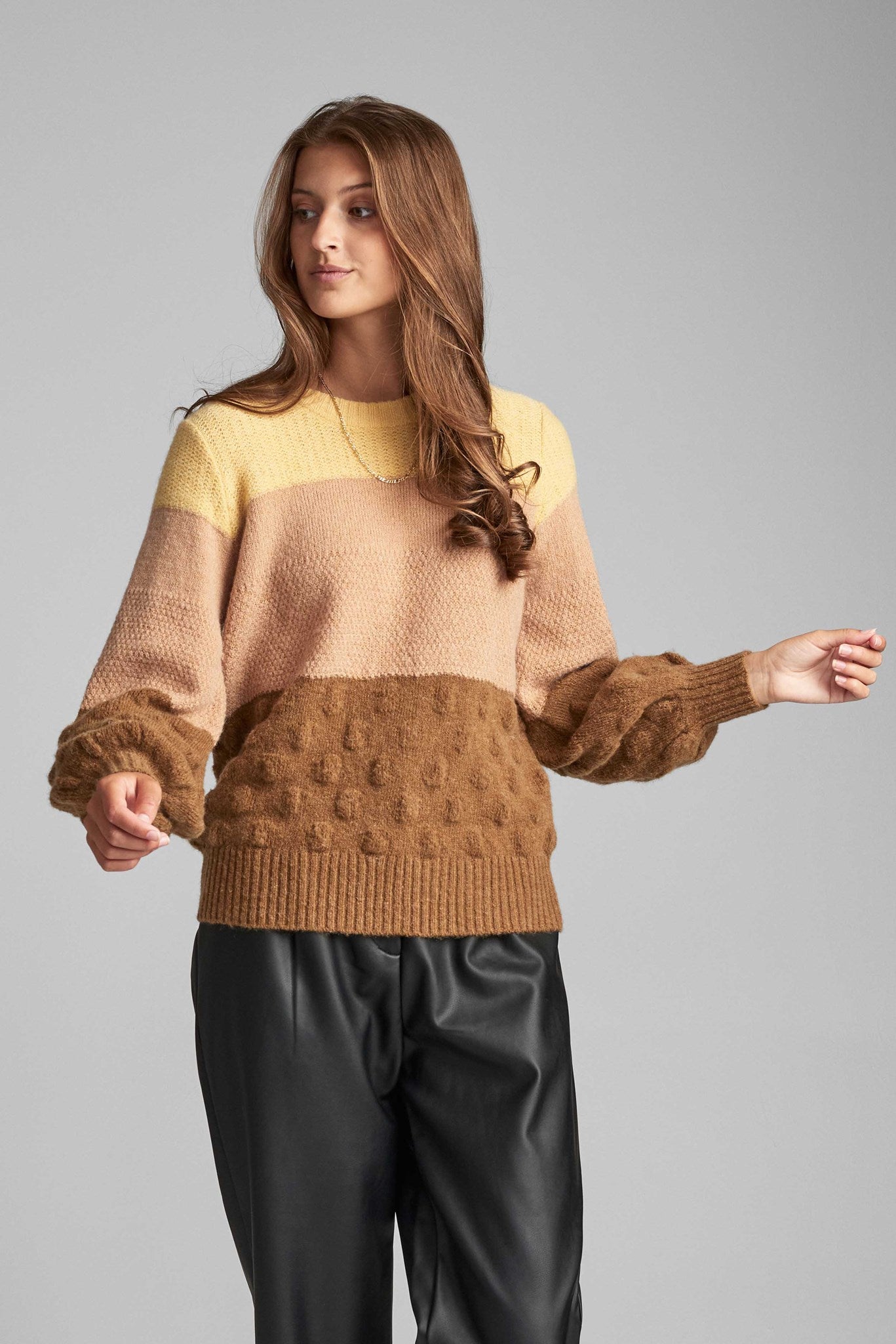 NUBELLA PULLOVER - BRONZE BROWN