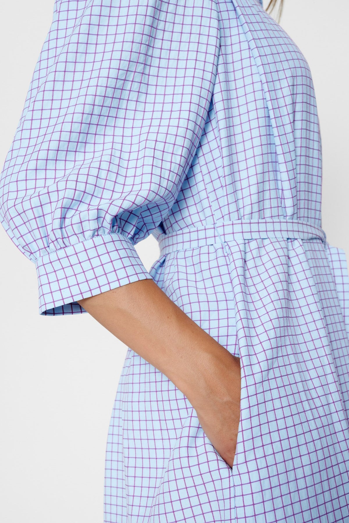 NUDERYA DRESS - Vista Blue