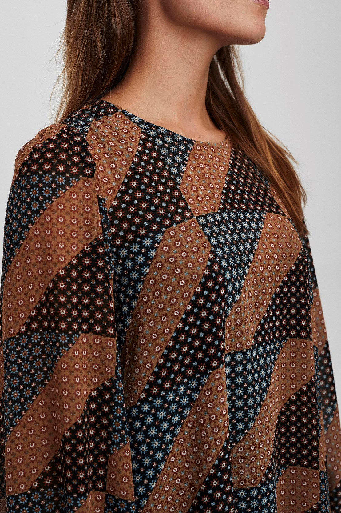 NUPATCH DRESS - Dark Sapphire