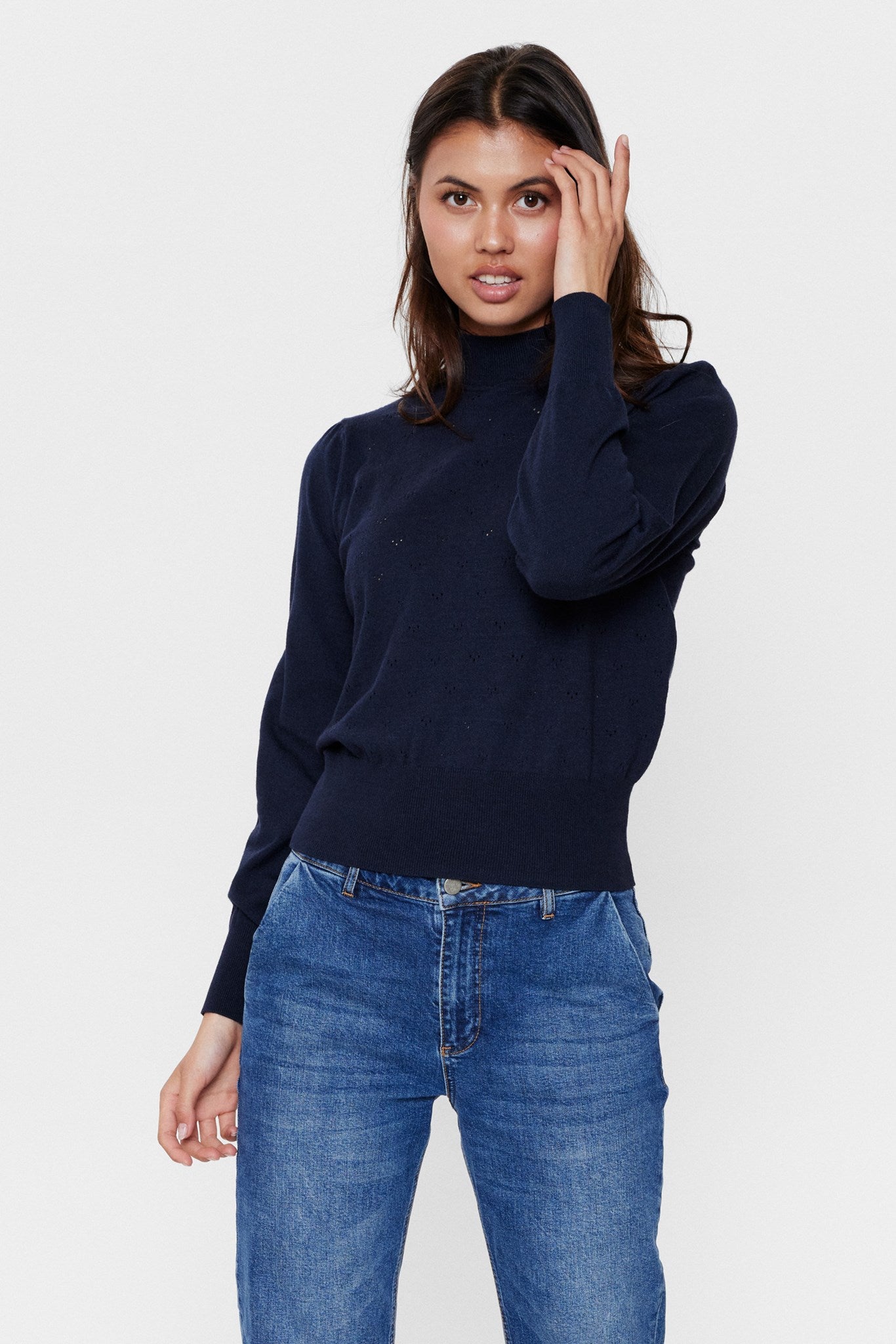 NUEDNA PULLOVER - Dark Sapphire