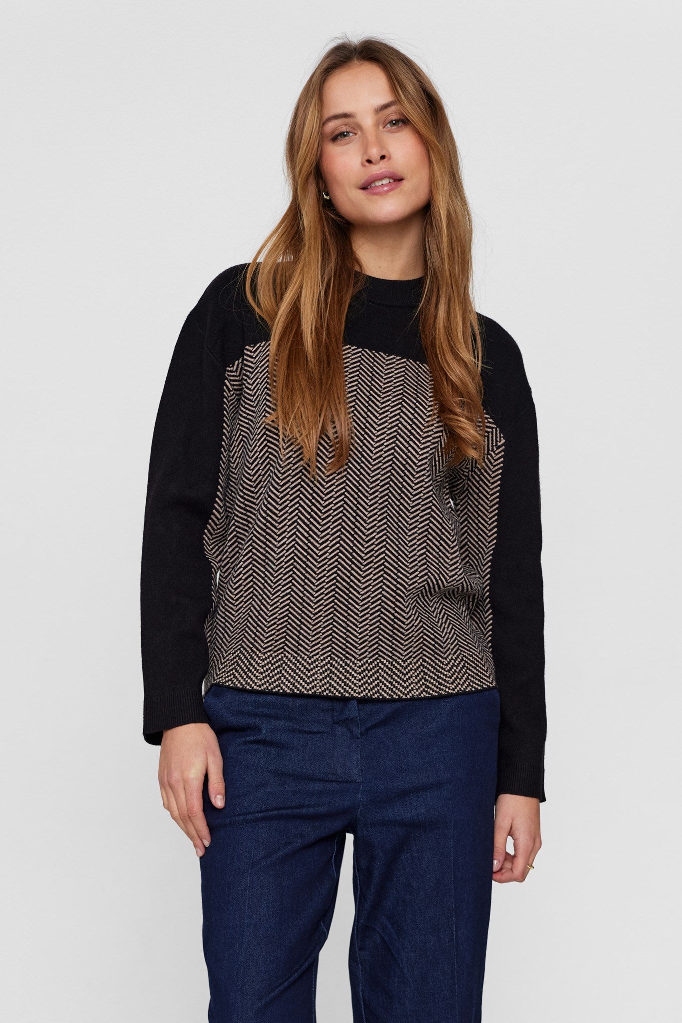 NUARENI PULLOVER - Caviar