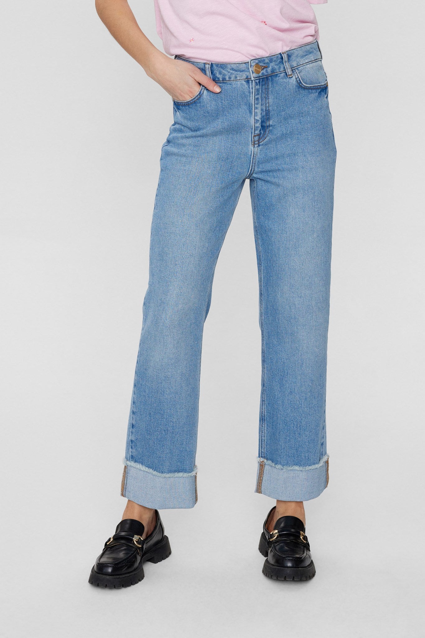 NUTORONTO JEANS - Medium Blue Denim