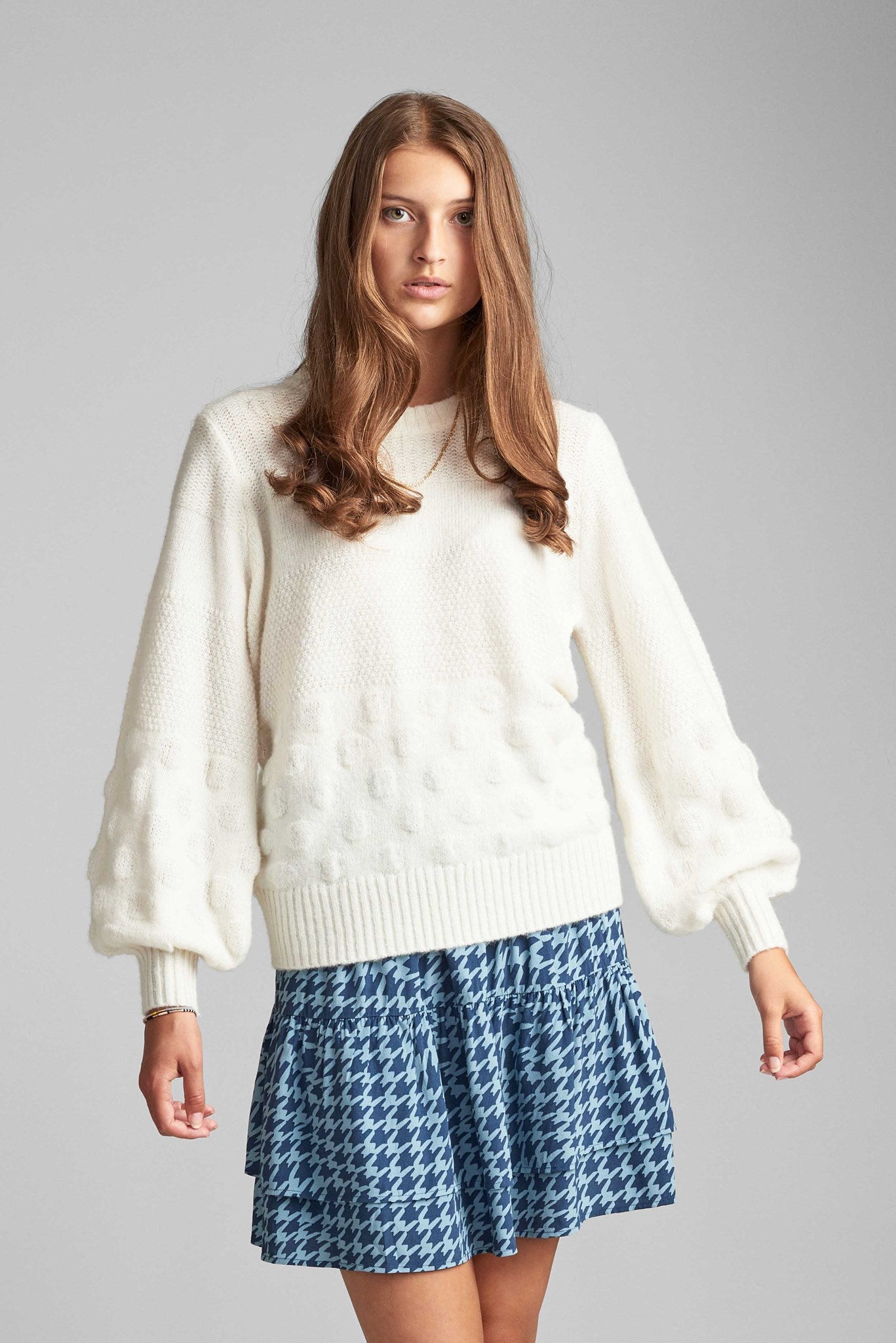 NUBELLA PULLOVER - Cloud Dancer
